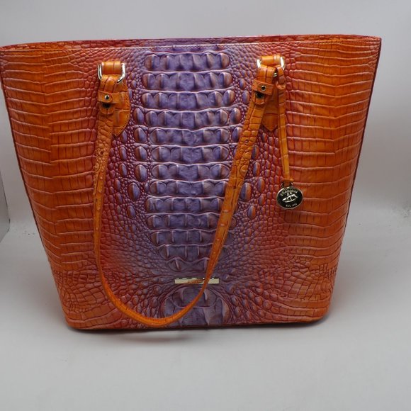 Brahmin | Bags | Brahmin Ellen Daiquiri Ombre Melbourne Orangepurple ...